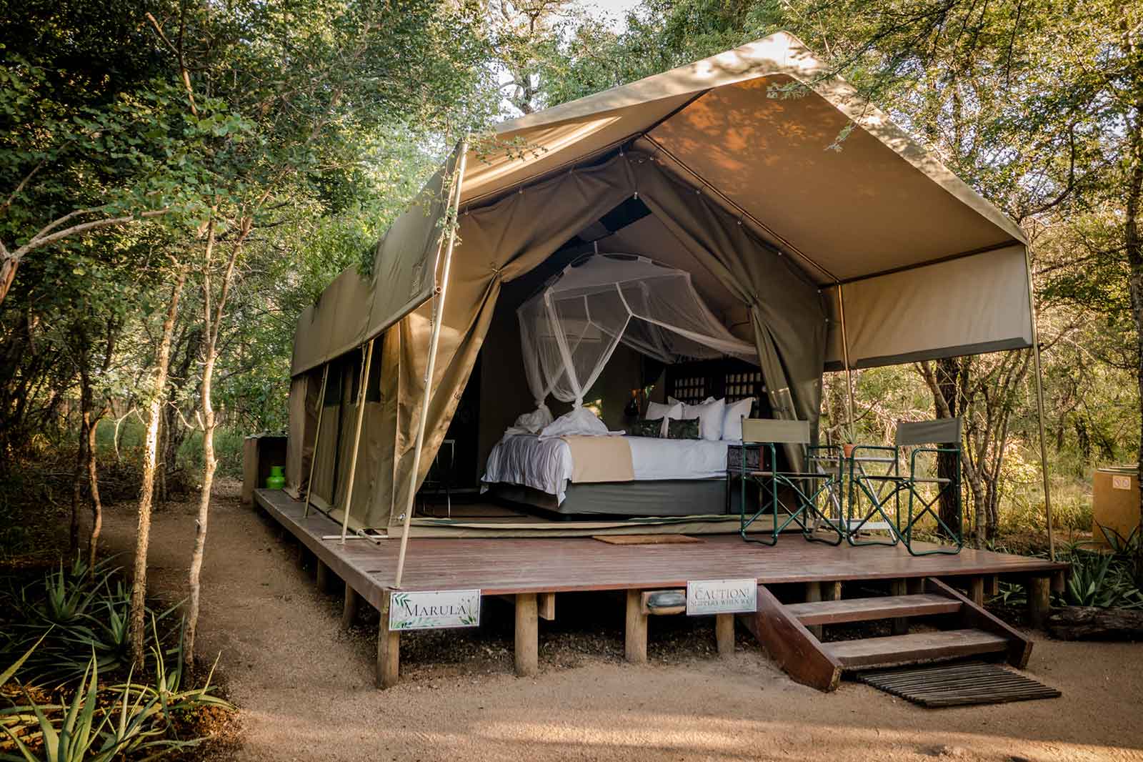 Umkumbe Bush Lodge Tents - Sun Destinations Safari