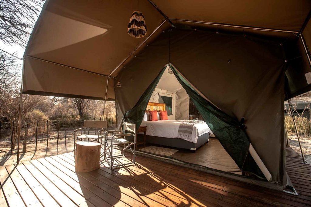 Meru Style Tents at Boteti - Sun Destinations Safari