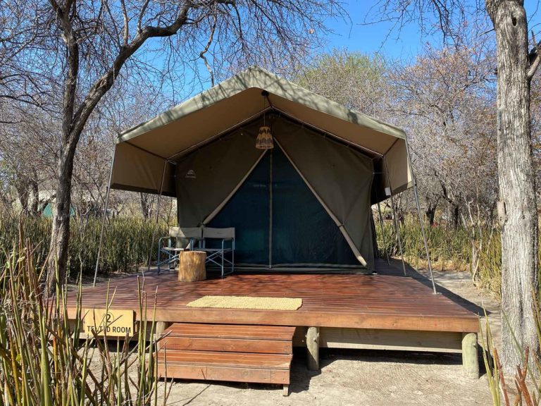 Tented Room on a Raised Wooden Platform - Sun Destinations Safari